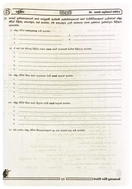 විද්‍යාව 6 ශ්‍රේණිය | Vidyava Grade 6 | Master Guide Publication | පොත් ...