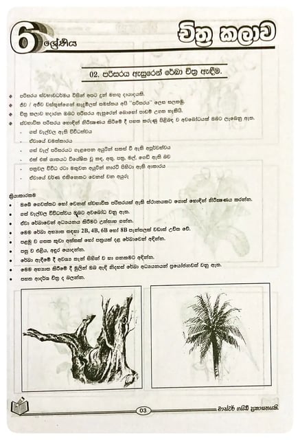 චිත්‍ර කලාව 6 ශ්‍රේණිය | Chitra Kalava Grade 6 | Master Guide ...