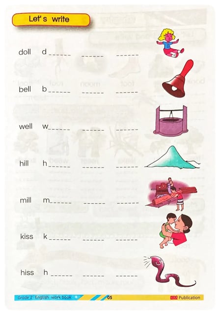 Sathara English Work Book Grade 2 | Sathara Publications | පොත් පැංචා ...