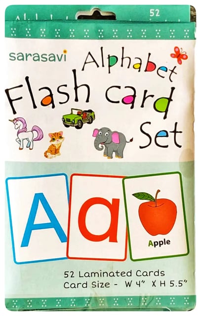 Sarasavi Alphabet Flash Card Set | පොත් පැංචා [Poth Pancha]
