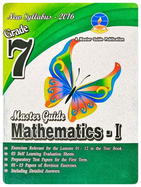 Mathematics - I Grade 7 | Master Guide Publication | පොත් පැංචා [Poth ...
