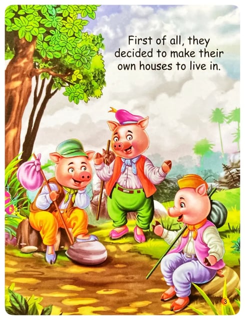 The Three Little Pigs | Manoj Publications | පොත් පැංචා [Poth Pancha]