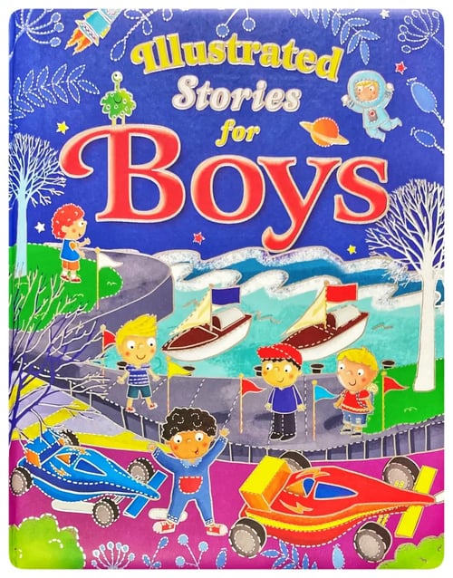 Illustrated Stories for Boys - Hard Cover | Brown Watson | පොත් පැංචා ...